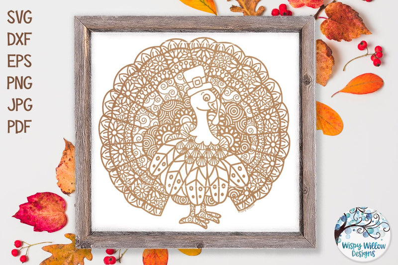 Turkey Zentangle SVG - So Fontsy