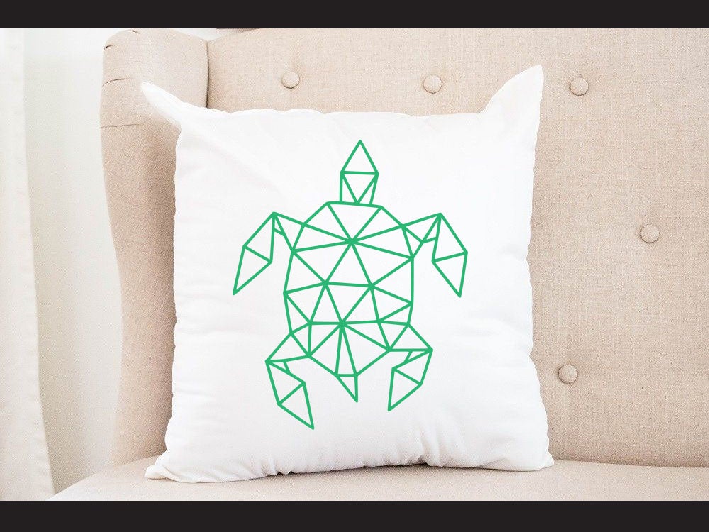 Turtle Geomatical Print - So Fontsy