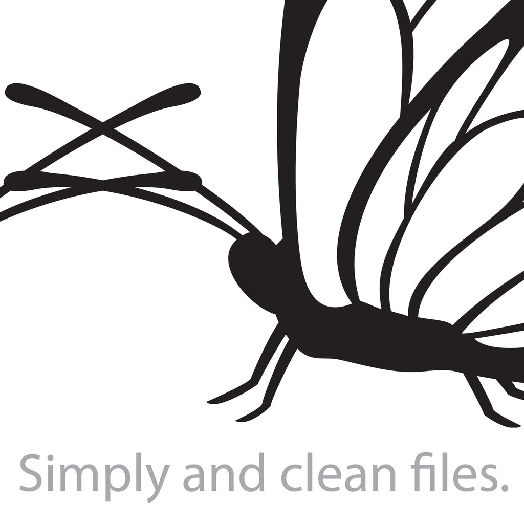 Two butterflies. Cut files for Cricut. Clip Art silhouettes (eps, svg ...