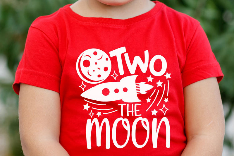 Two The Moon| Second Birthday SVG Cutting Files. - So Fontsy