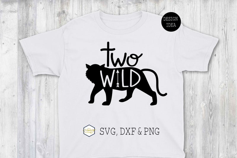 Two Wild Bundle SVG PNG DXF Second Birthday Cutting Files - So Fontsy