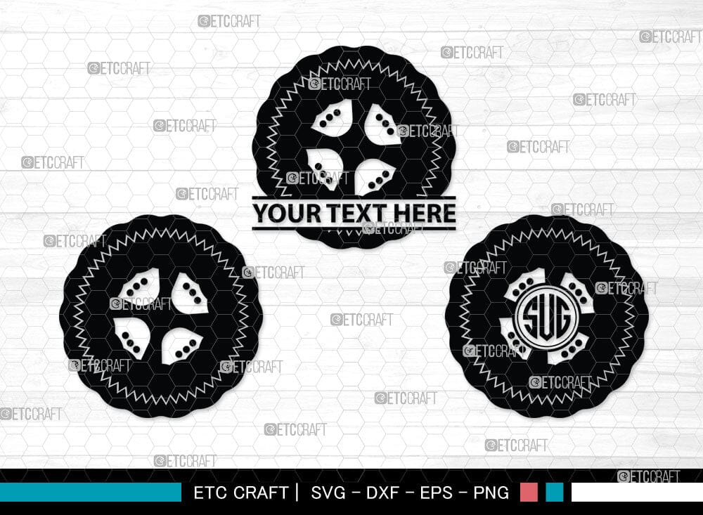 Tyre monogram, Tyre Silhouette, Tyre SVG Cut Files, Vehicle Tyre Svg ...