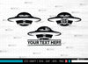 UFO Monogram, UFO Silhouette, UFO Svg, Alien Ship Svg, Flying Saucer ...