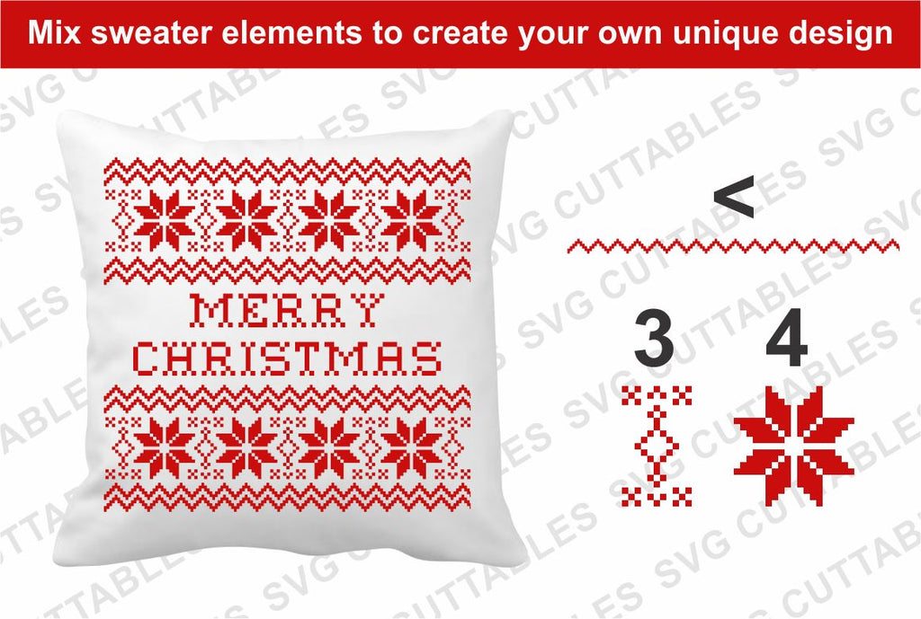 Ugly Christmas Sweater Font - So Fontsy