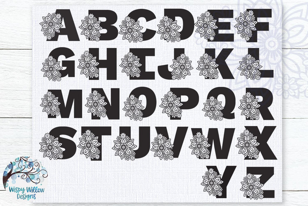 Ultimate Monogram Alphabet SVG Bundle | 10 Sets of Alphabet SVGs - So ...