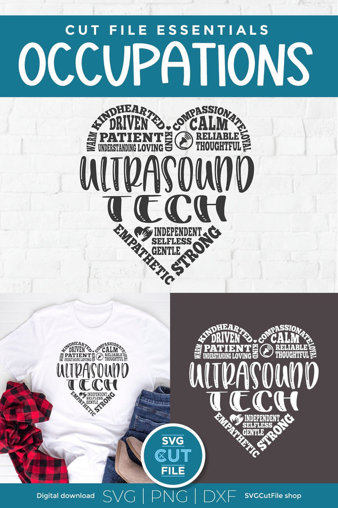 Ultrasound tech svg, an Ultrasound svg for Cricut or Silhouette - So Fontsy