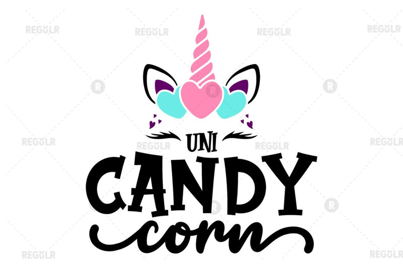 Uni candy corn SVG - So Fontsy