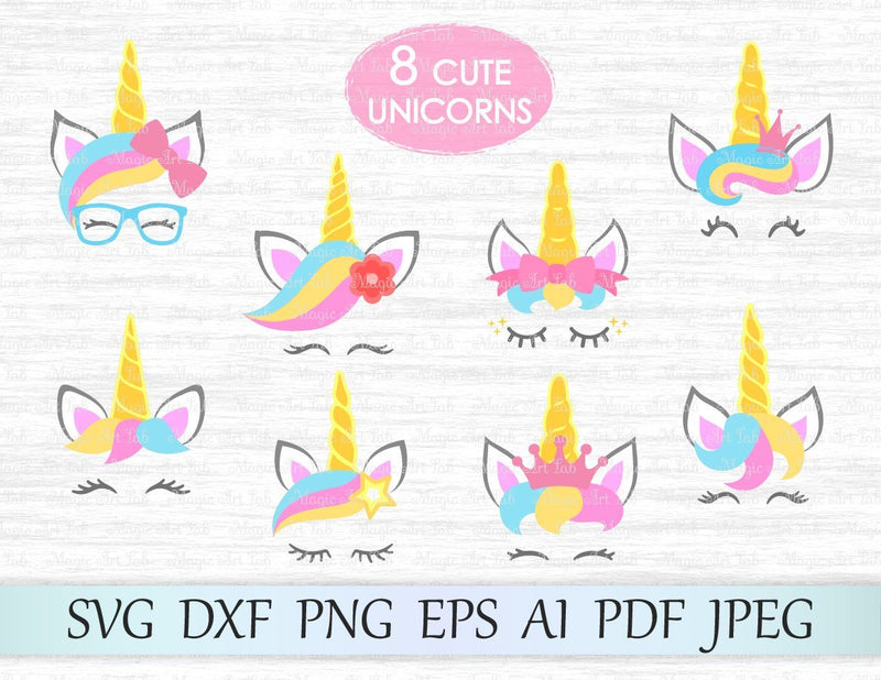 Unicorn SVG Kit | So Fontsy