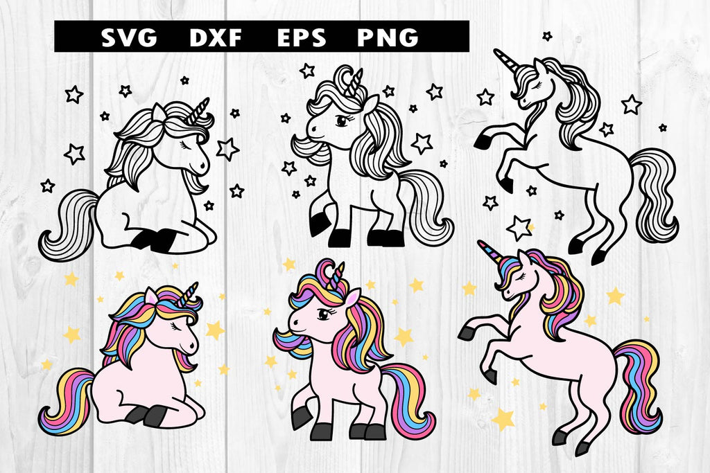 Unicorn svg - So Fontsy