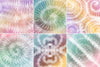 Unicorn Tie Dye Digital Paper Background Pack - So Fontsy
