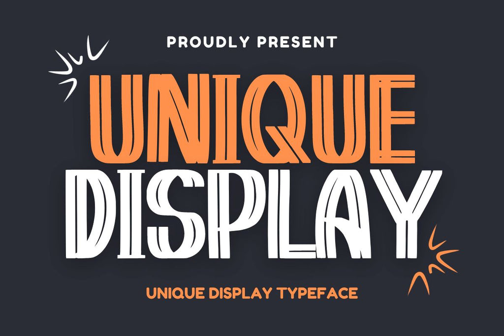 Unique Display - Unique Display Typeface - So Fontsy