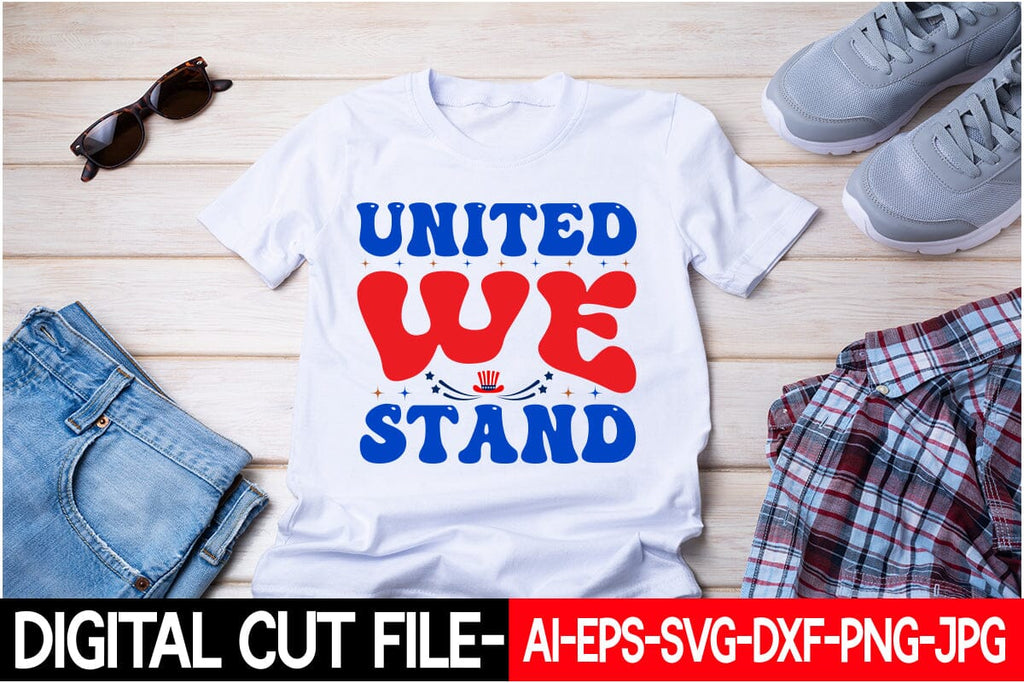 United We Stand Retro Svg - So Fontsy