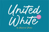 United White Font - So Fontsy