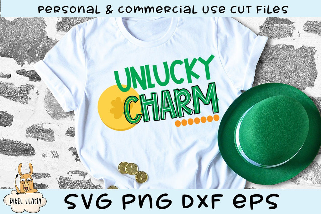 Unlucky Charm SVG Cut File - So Fontsy