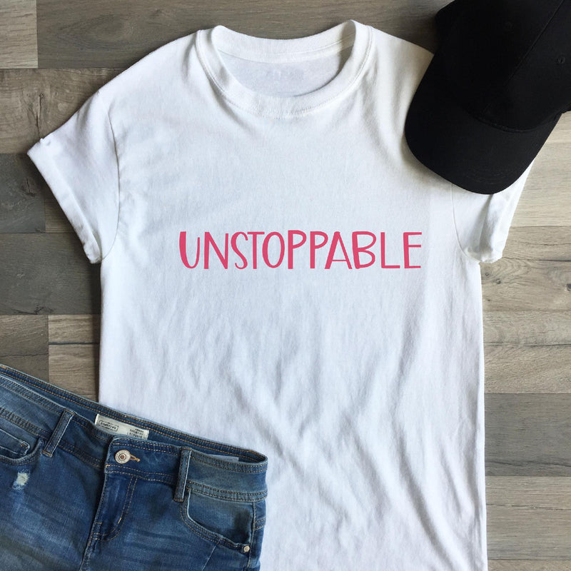 Unstoppable Hand Lettered SVG Cut File - So Fontsy