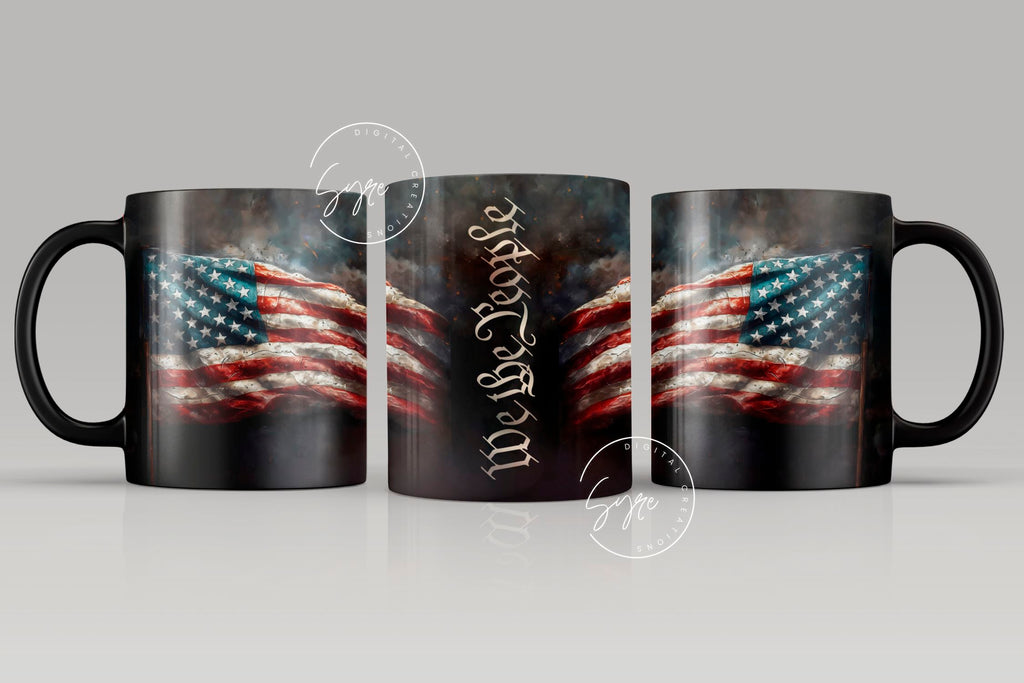 USA flag Mug Design, American flag USA, 4th July, Patriotic Mug Design ...