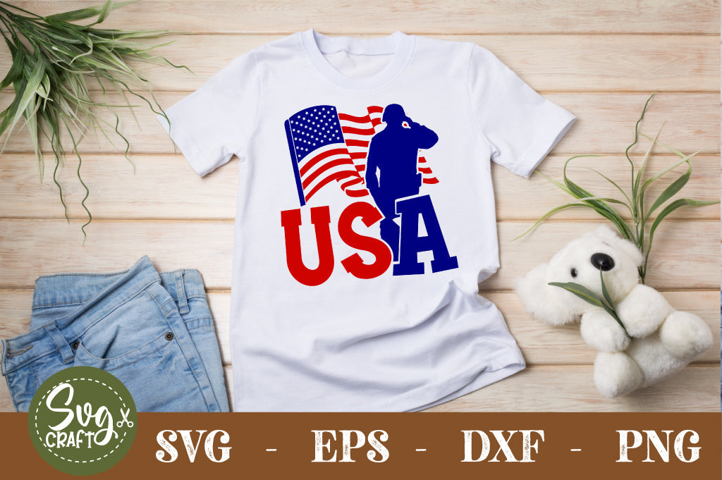 usa SVG cut file - So Fontsy