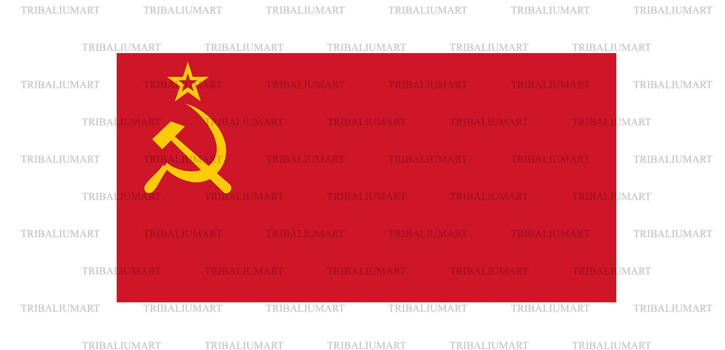 USSR flag. Cut files for Cricut (eps, svg, pdf, png, dxf, jpeg). - So ...
