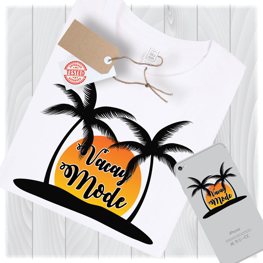 Vacay Mode Svg Files for Cricut Designs, Summer Vacation Svg, Holiday ...