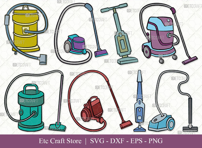 Vacuum Cleaner SVG, Cleaner Clipart, Cleaning Svg, House Cleaner Svg ...
