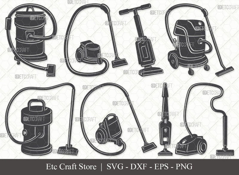 Vacuum Cleaner SVG, Cleaner Silhouette, Cleaning Svg, House Cleaner Svg ...