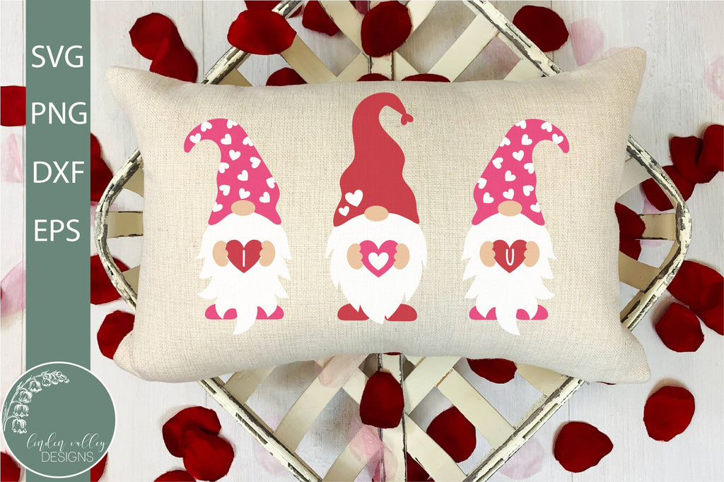 Valentine Gnome Bundle-Gnome SVG-Valentine's Day SVG - So Fontsy