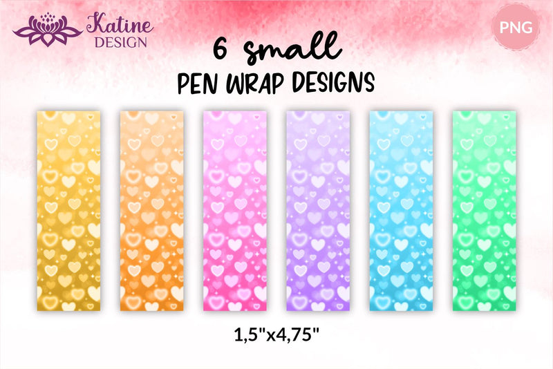 Valentine Pen Wraps, Valentine Pen, Valentines Day Pen Wraps, Heart ...