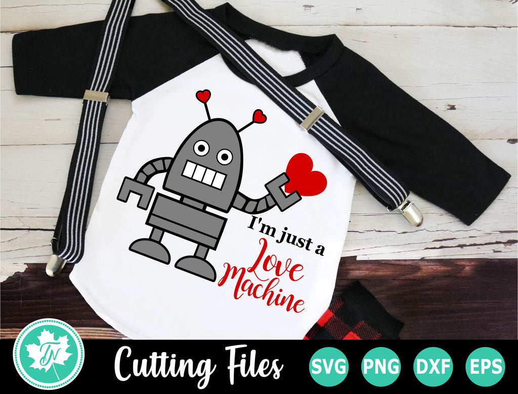 Valentine SVG | Valentines Day SVG | Love Machine - So Fontsy