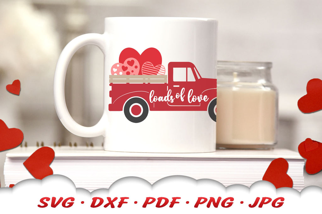 Valentine Truck SVG | Old Truck SVG | Valentine Shirt | Valentine SVG ...