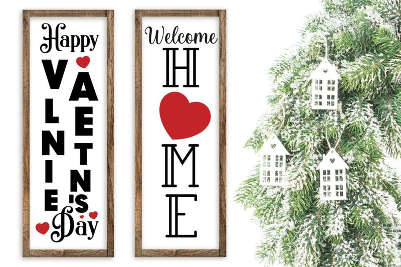Valentines day Porch Sign Bundle - So Fontsy