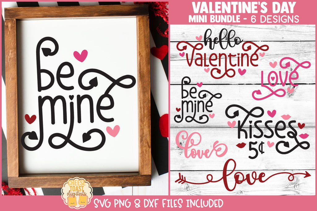 Valentine's Day Sign SVG Bundle | Love Designs for Signs - So Fontsy