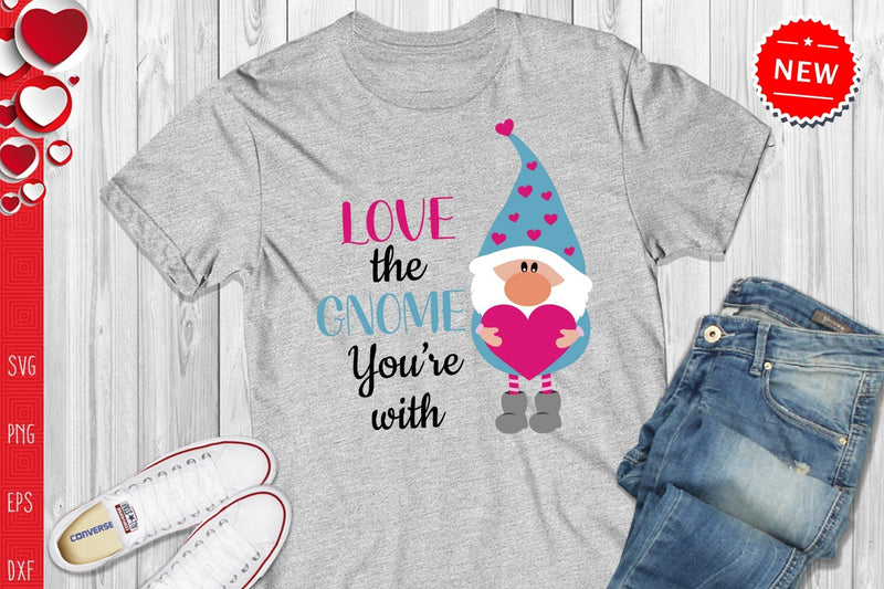 Valentine's Gnomies Bundle SVG, Gnomes Svg, Valentine's Day Svg - So Fontsy