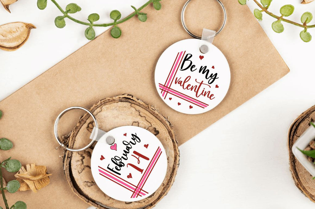 Valentines Keychain Svg Bundle - So Fontsy