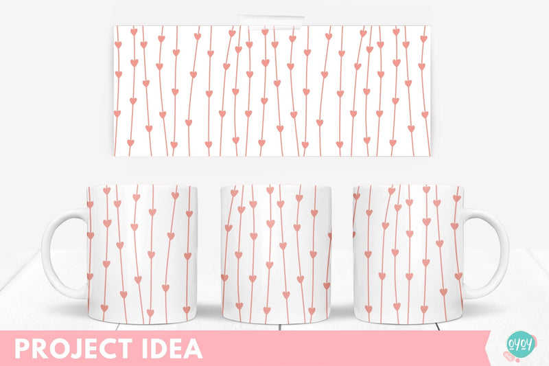 Valentine's Mug Wrap SVG & Sublimation Bundle | Mug Wrap PNG - So Fontsy