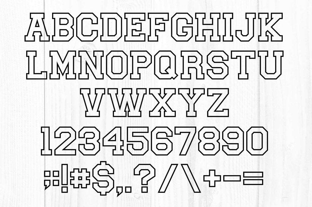 Varsity Font, College Font, Sports Font, Jersey Font, Baseball Font ...