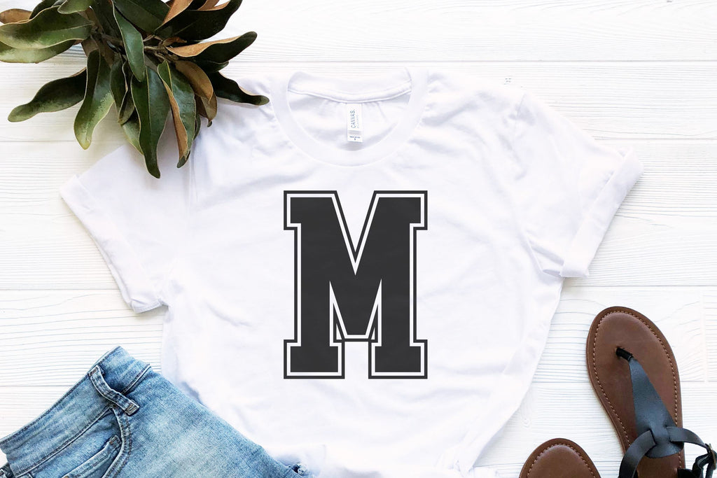 Varsity Font Svg, Varsity Letter Svg, Sports Font Svg, College Font Svg ...
