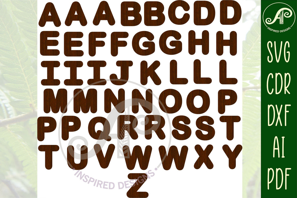 Vehicle theme alphabet set. 2 layer 47 letters. - So Fontsy