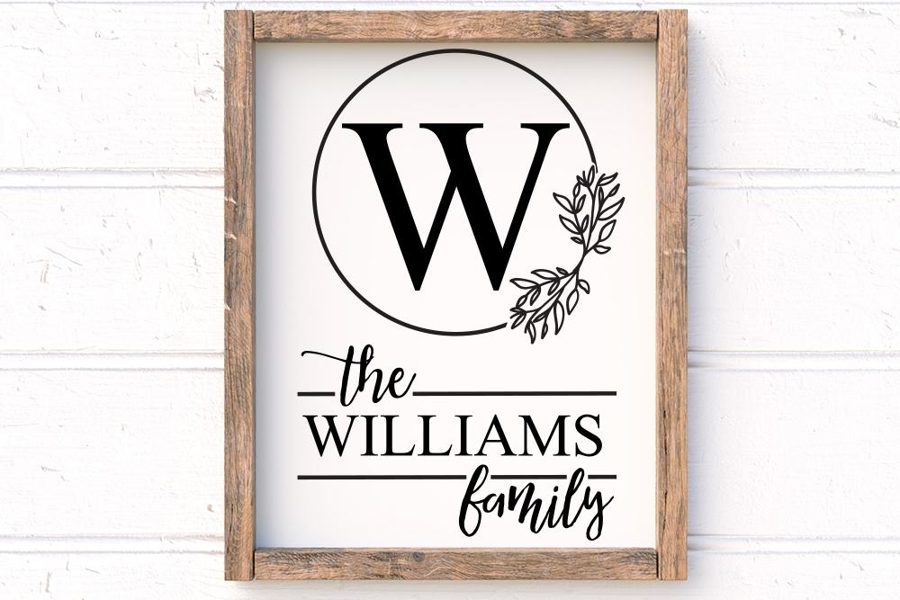 Vertical Monogram SVG - So Fontsy