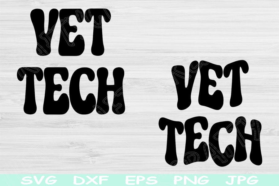 Vet Tech Svg Dxf Png Eps Cut Files, Veterinary Tech Svg, Vet Technician ...