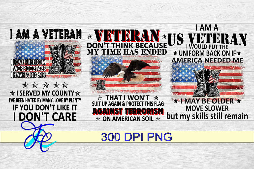 Veteran Bundle - Sublimation - So Fontsy