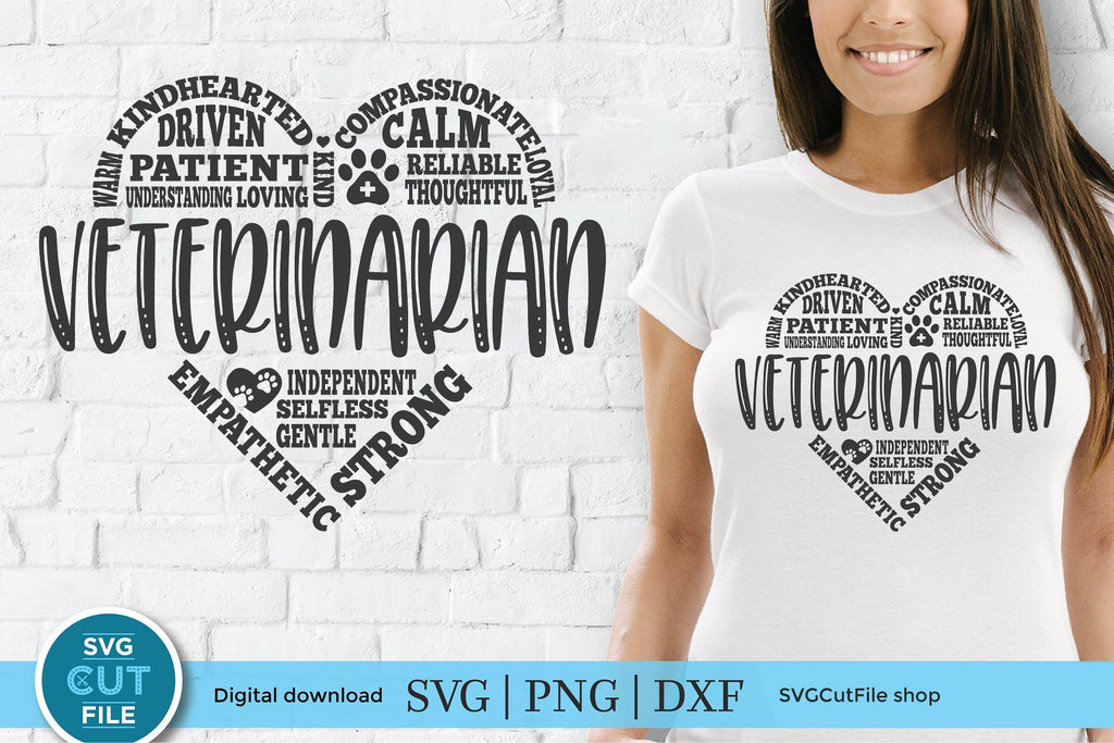 Veterinarian svg subway art design-make a cute gift for a veterinarian ...