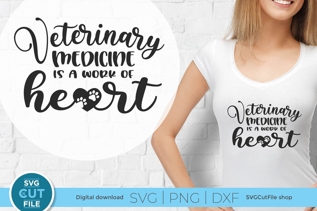 Veterinary Medicine svg for a Vet Tech, Assistant, Team or Squad - So ...