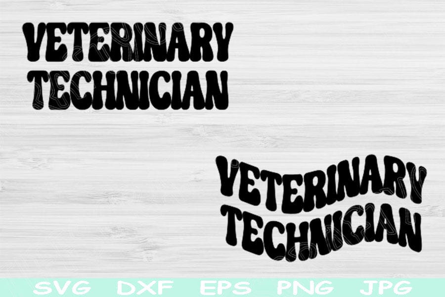 Veterinary Technician Svg Dxf Png Eps Cut Files, Veterinary Tech Svg ...