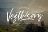 Vezthisory - Handwritten Font - So Fontsy