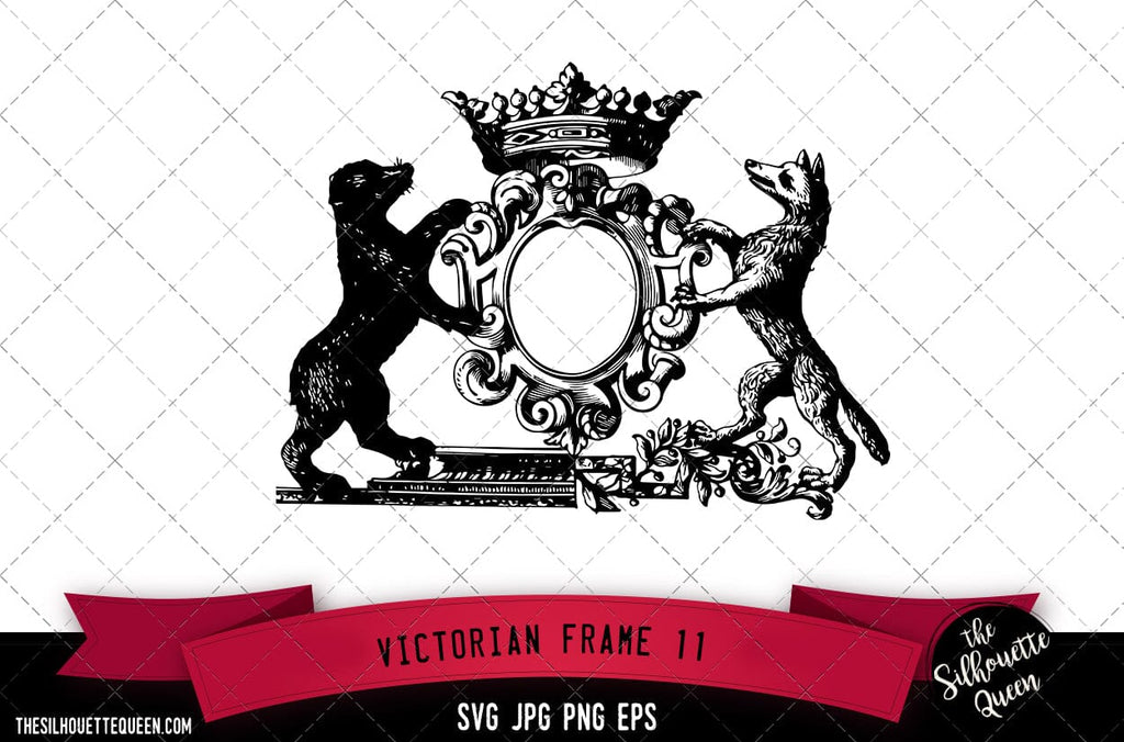 Victorian Frame (11) SVG -Vector Art Commercial & Personal Use- Cricut ...