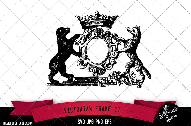 Victorian Frame (11) SVG -Vector Art Commercial & Personal Use- Cricut ...