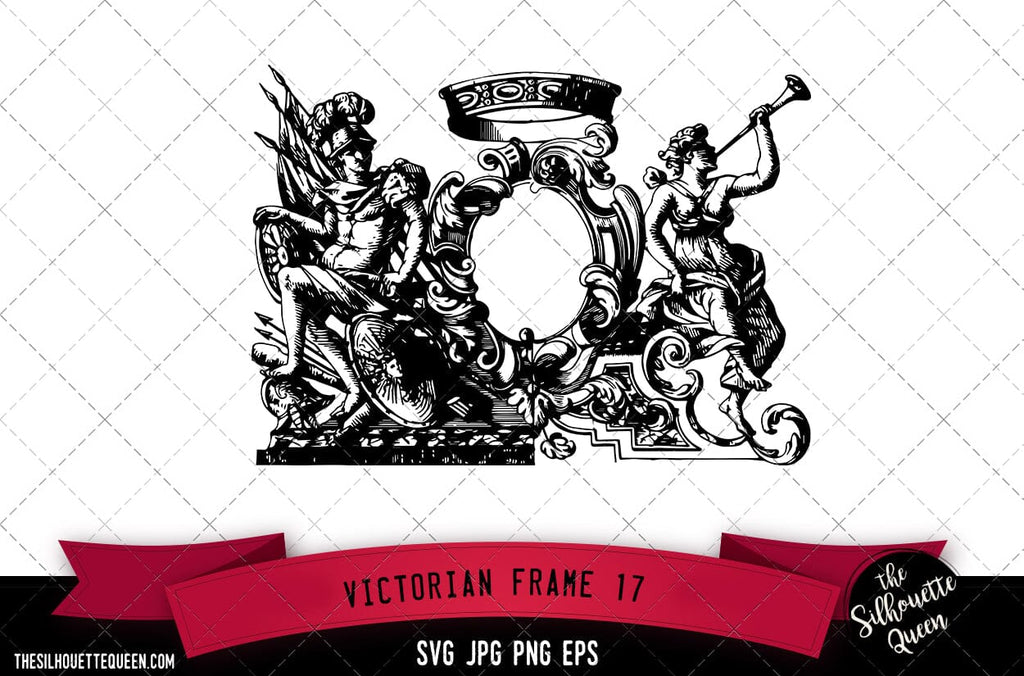 Victorian Frame (17) SVG -Vector Art Commercial & Personal Use- Cricut ...