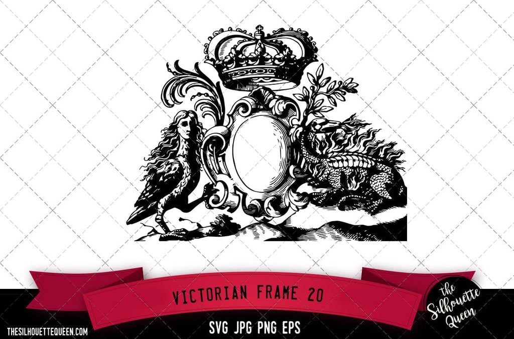 Victorian Frame (20) SVG -Vector Art Commercial & Personal Use- Cricut ...