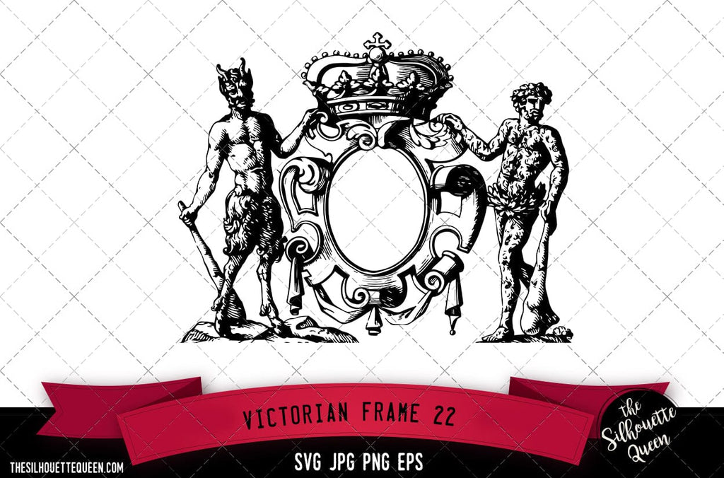 Victorian Frame (22) SVG -Vector Art Commercial & Personal Use- Cricut ...