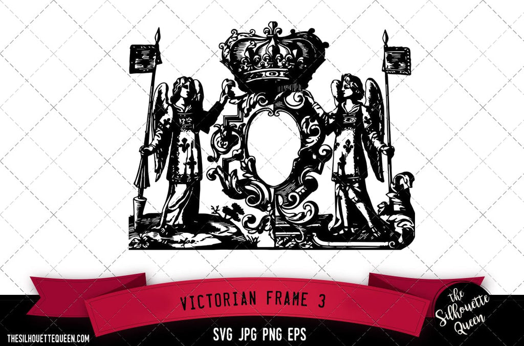 Victorian Frame (3) SVG -Vector Art Commercial & Personal Use- Cricut ...